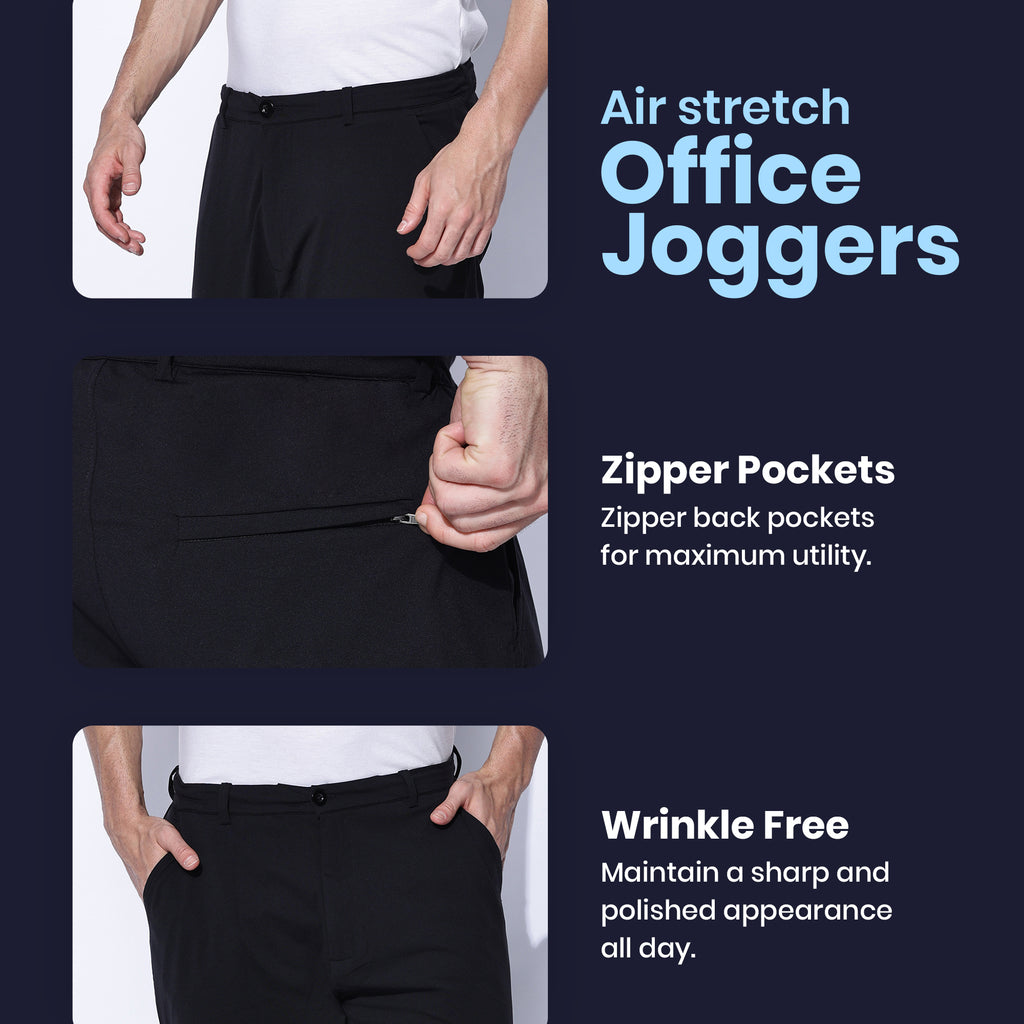 office jogger Air stretch – Blue Tyga