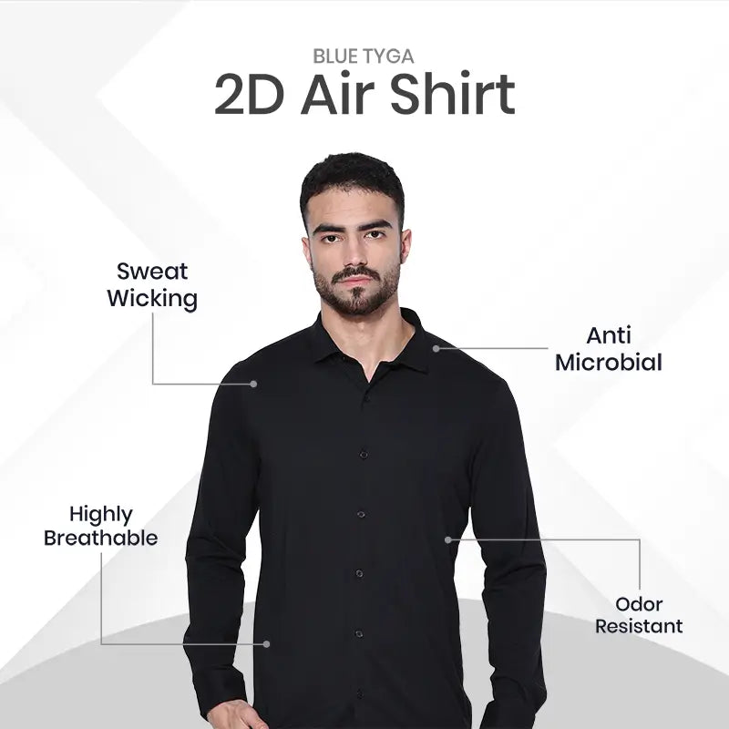 2D Air Shirt - Lightweight Breathable Shirts for Men – Blue Tyga