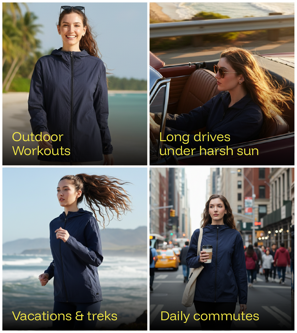 Women Sunscreen Jacket Air Pro