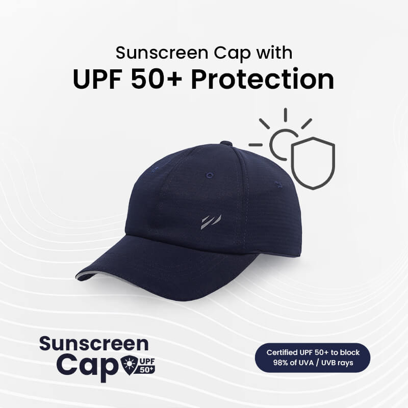 Sunscreen Cap – Blue Tyga