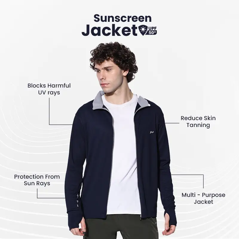 Sunscreen Jacket - The Ultimate Sun Protection Wear – Blue Tyga