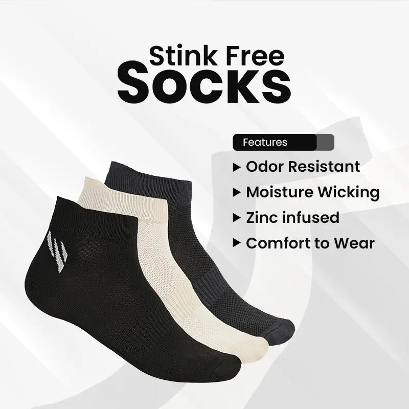 Stink Free Socks - Pack of 3 – Blue Tyga